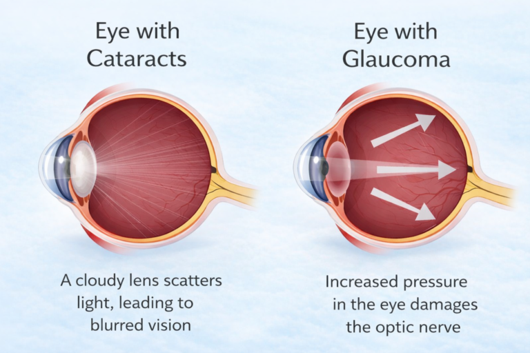 Cataract vs. Glaucoma: Understanding the Key Difference - Dr. Chameen Sams